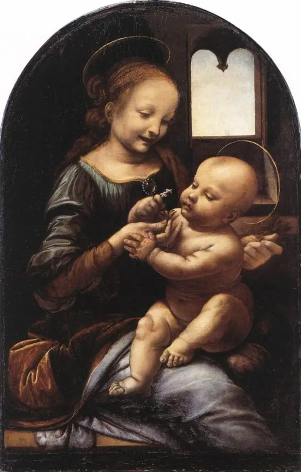 Madonna Benoit. ULeonardo da Vinci