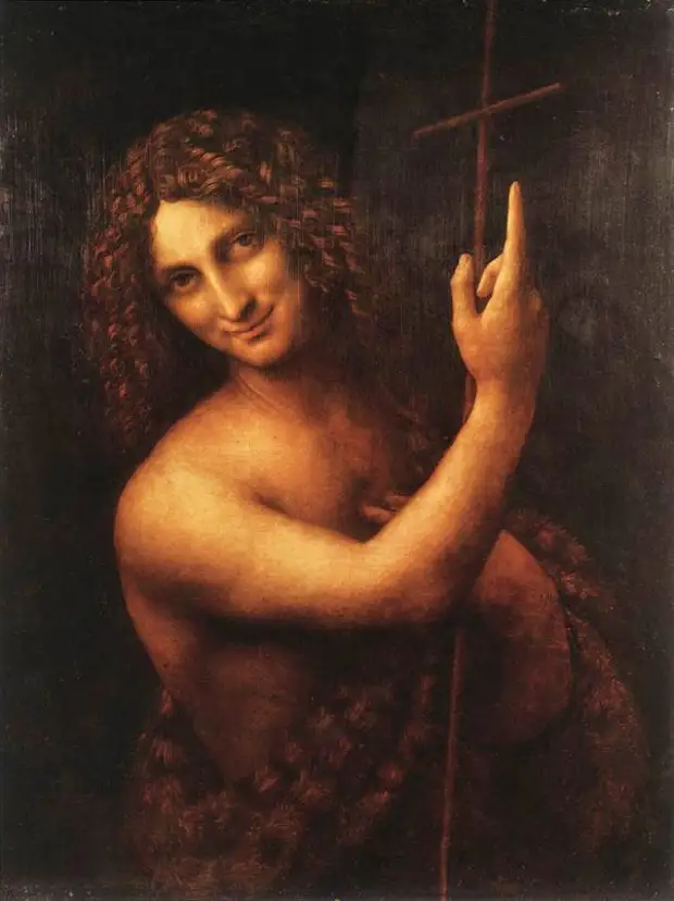 Keresztelő János. Leonardo da Vinci. 1515-1516