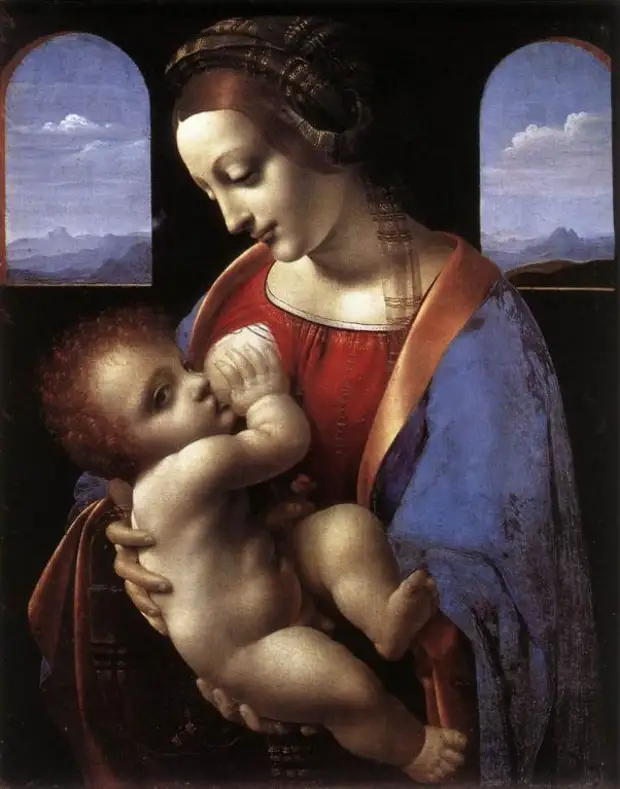 Madonna Litta. Leonardo da Vinci