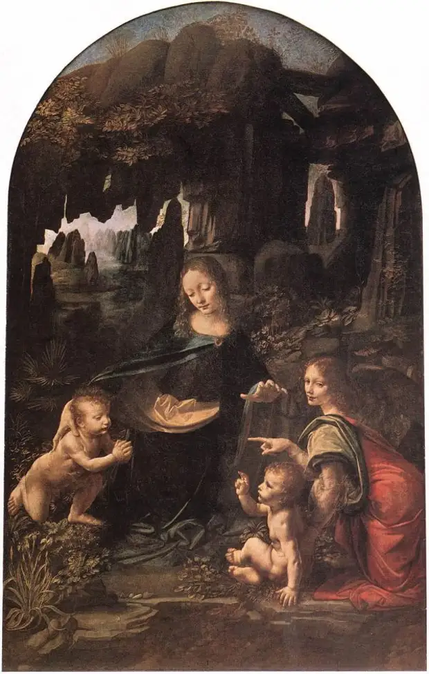 Madonna eGrotto. ULeonardo da Vinci