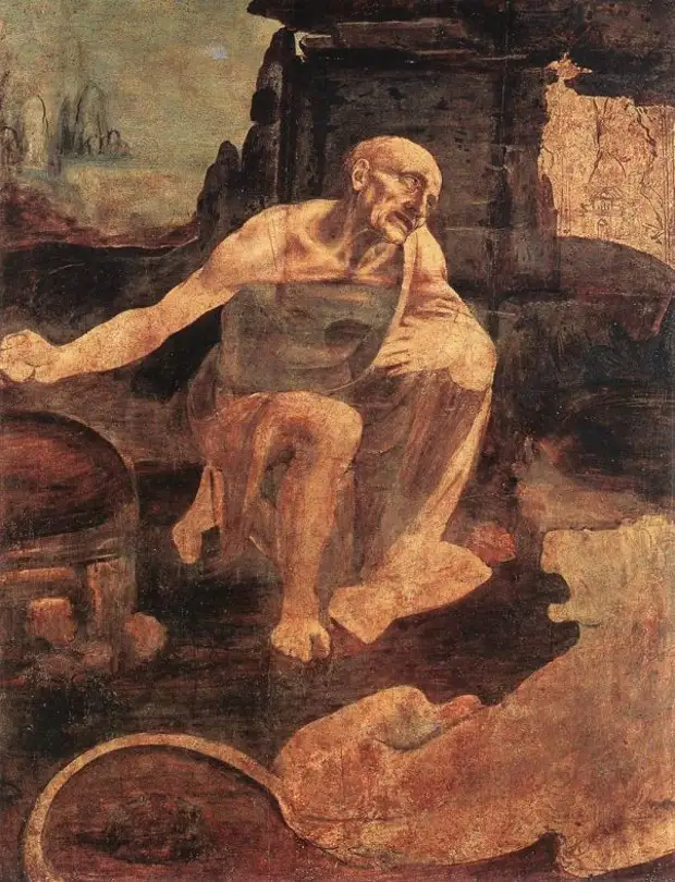 Thánh Jerome. Leonardo da Vinci