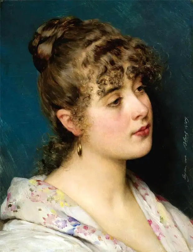 Artista italiano Eugene de Blaas