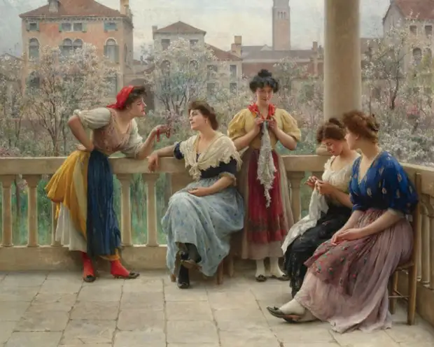 Italian artist Eugene de Blaas