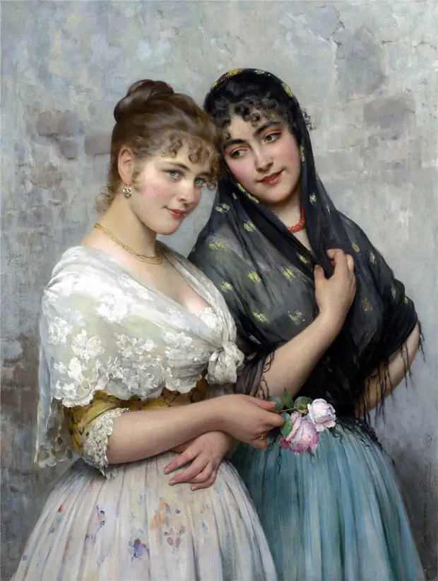 Artista italiano Eugene de Blaas