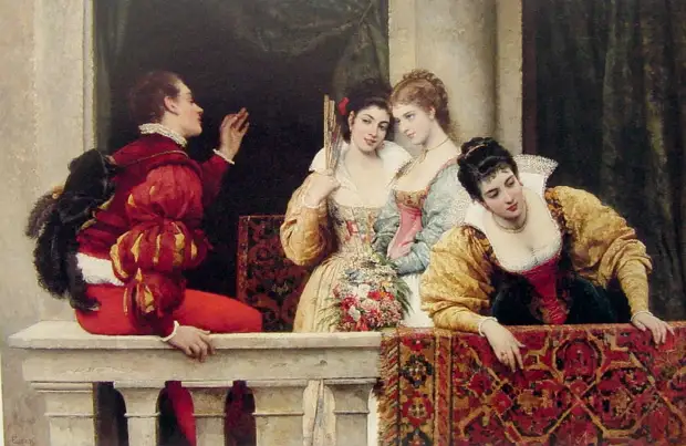 Italian artist Eugene de Blaas