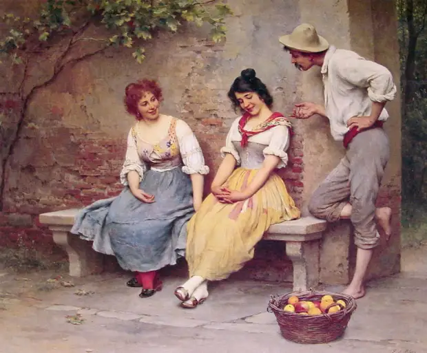 Artista italiano Eugene de Blaas