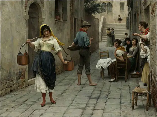 Artista italià Eugene de Blaas