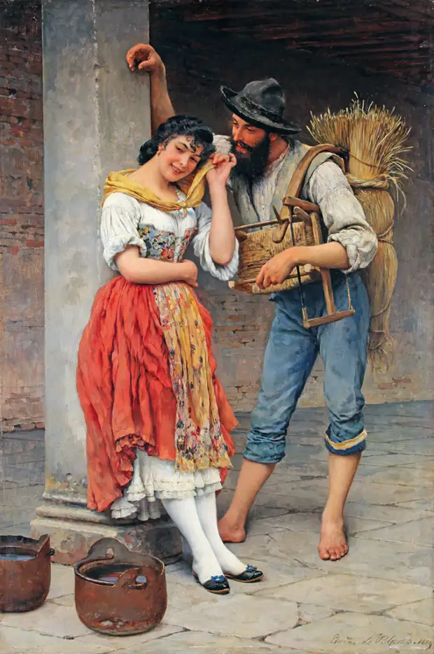 Artista italià Eugene de Blaas