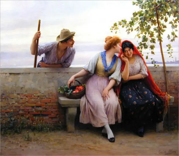 Italian artist Eugene de Blaas