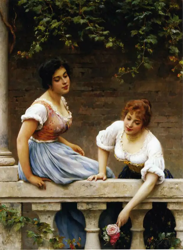 Artista italiano Eugene de Blaas