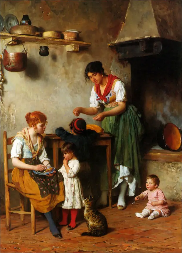 Artista italià Eugene de Blaas