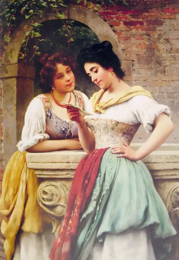 Artista italiano Eugene de Blaas