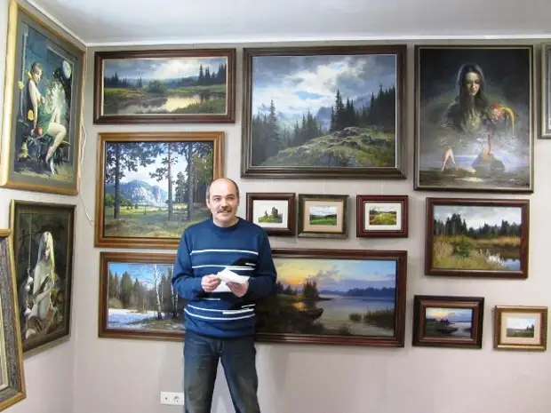 Painting - realism, oil, landscapes of the Urals. Zainullin Vadim Anvarovich