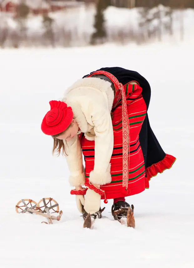 Laila Duran. Skandinavisk kostume (foto)