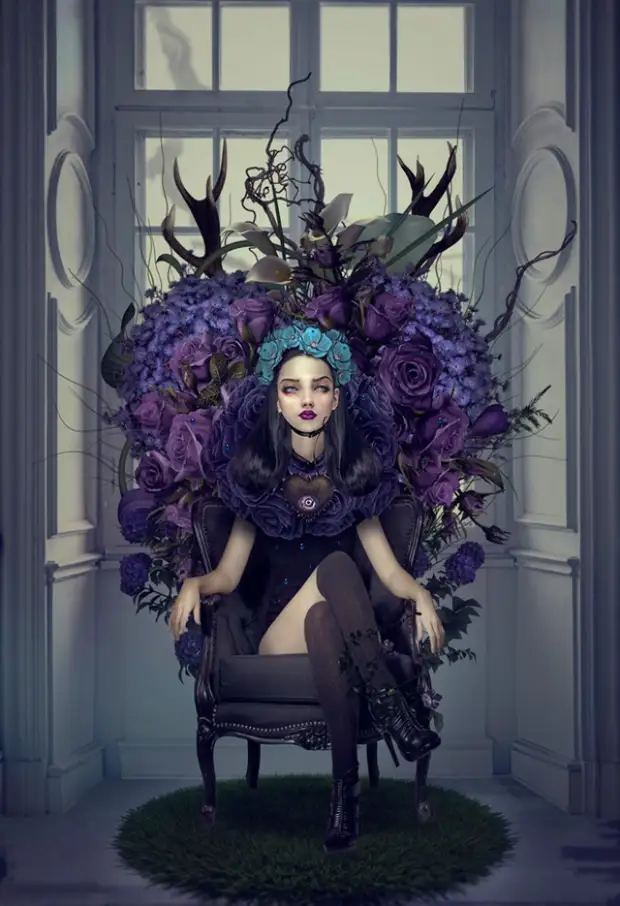 Sombre beauté sur les clichés de la photographe Natalie Shau