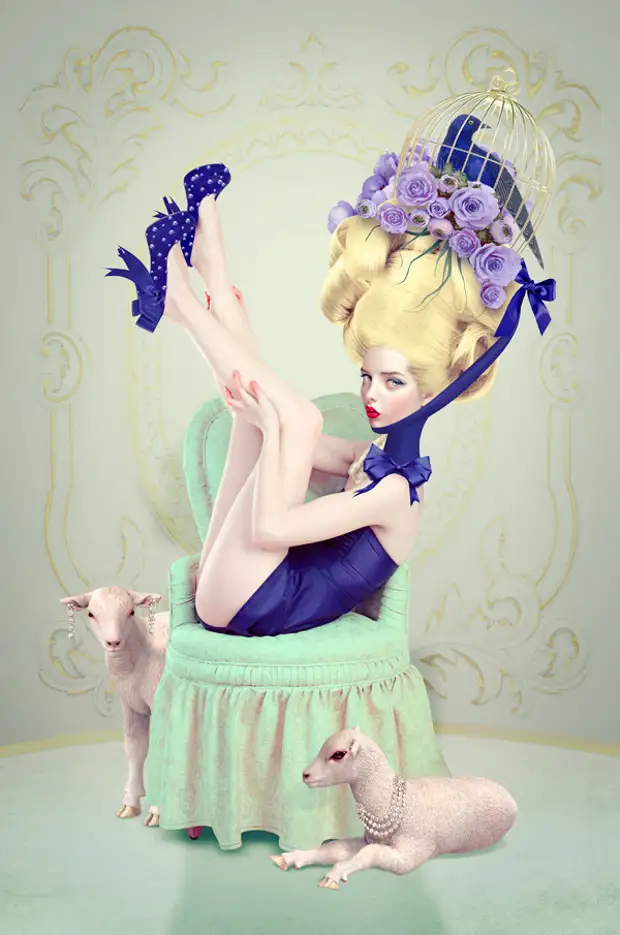 Fotoqraf Natalie Shau şəkillərində tutqun gözəllik