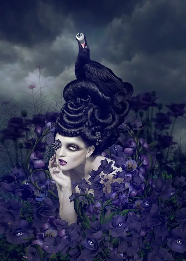 Fotoqraf Natalie Shau şəkillərində tutqun gözəllik