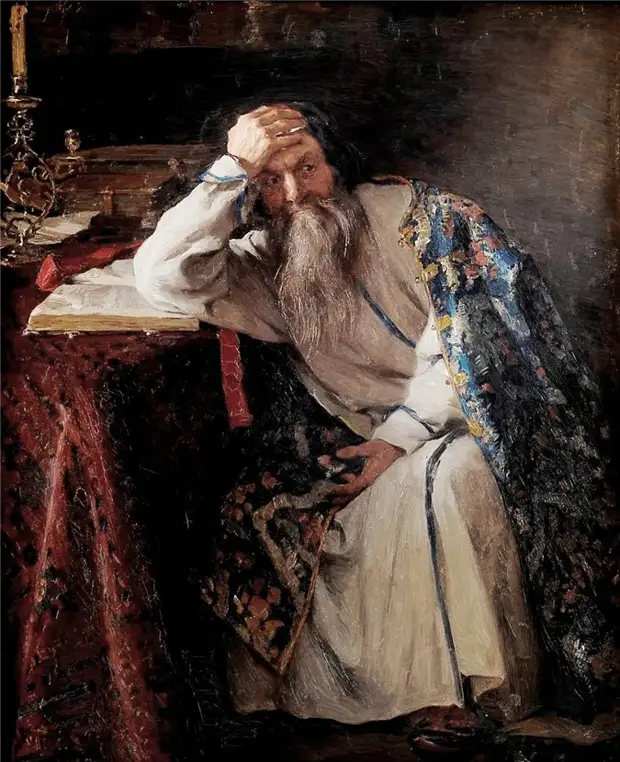 Artistul Klavdiy Vasilievich Lebedev.