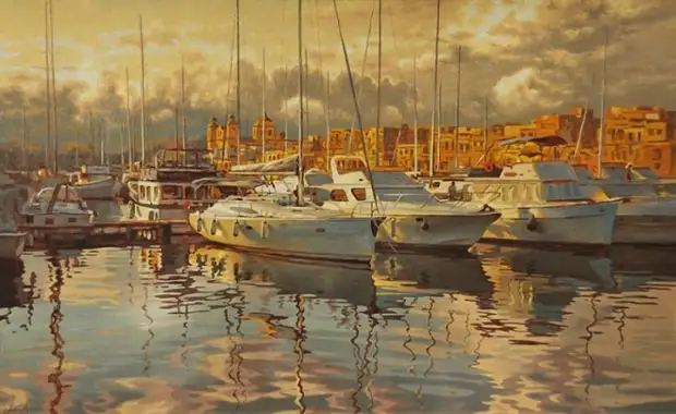 Seascapes that give peace: How the modern artist Alexei Adamov conquers the audience ...