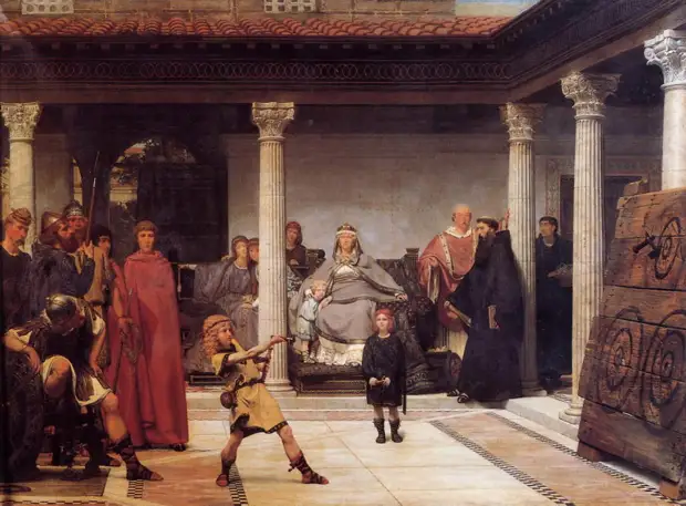 Teaching Clovis children (painting on Gallerix.ru)