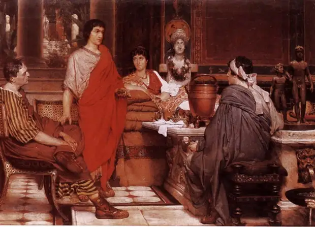 Catullus em Lesbia (pintura em Gallerix.ru)