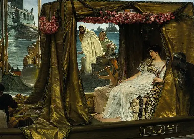 Antony na Cleopatra (uchoraji kwenye Gallerix.ru)