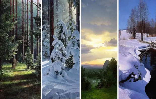 Sergey Trukhan ug ang iyang hyperrealistic landscapes