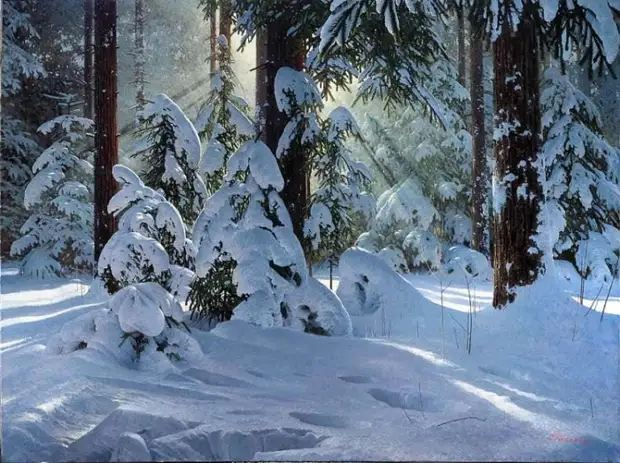 Sergey Trukhan ak paysages hyperrealistic l 'yo