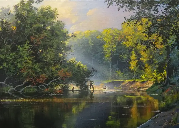 ARTIST VIKTOR YUSHKEVICH / LANDSCAPES