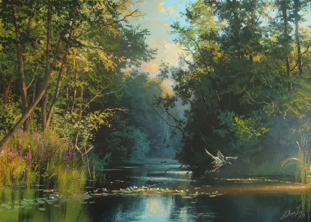 ARTIST VIKTOR YUSHKEVICH / LANDSCAPES