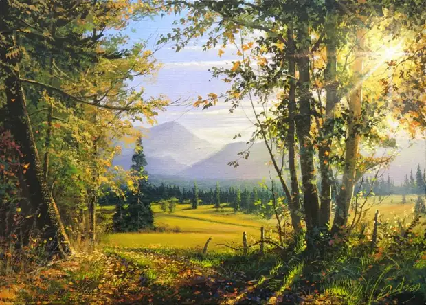 ARTIST VIKTOR YUSHKEVICH / LANDSCAPES