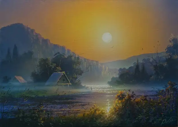 ARTIST VIKTOR YUSHKEVICH / LANDSCAPES