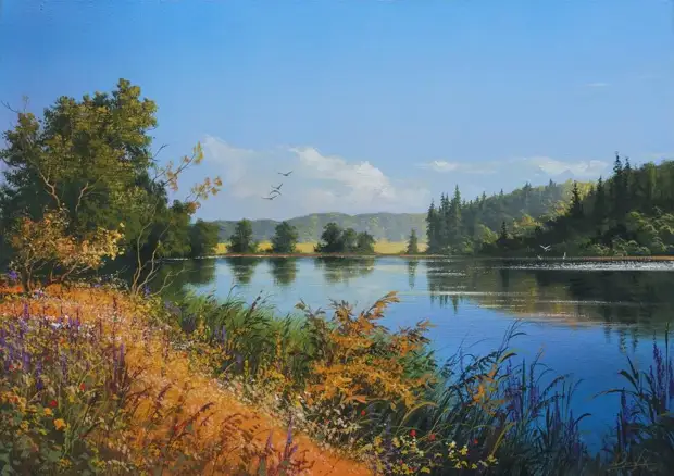 ARTIST VIKTOR YUSHKEVICH / LANDSCAPES