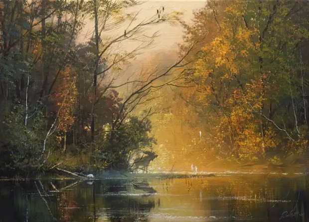 ARTIST VIKTOR YUSHKEVICH / LANDSCAPES