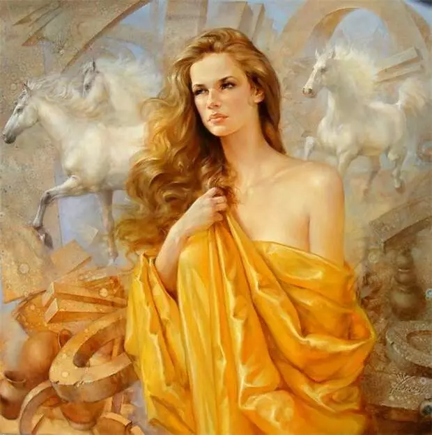 Works by Belarusian artist Yuri Yarosh