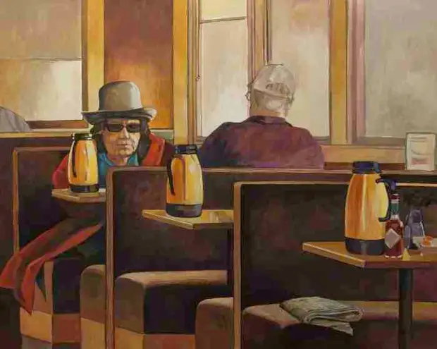 Moderne amerikansk kunstner. Ron Oden