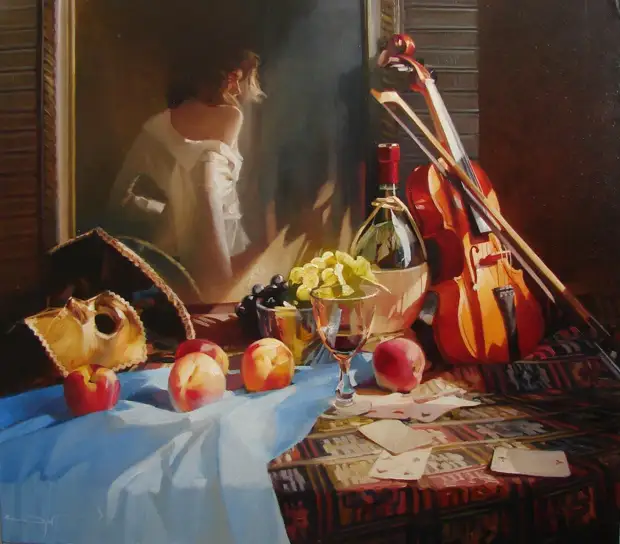 Artist Alexey Chernigin: salon salo na waje