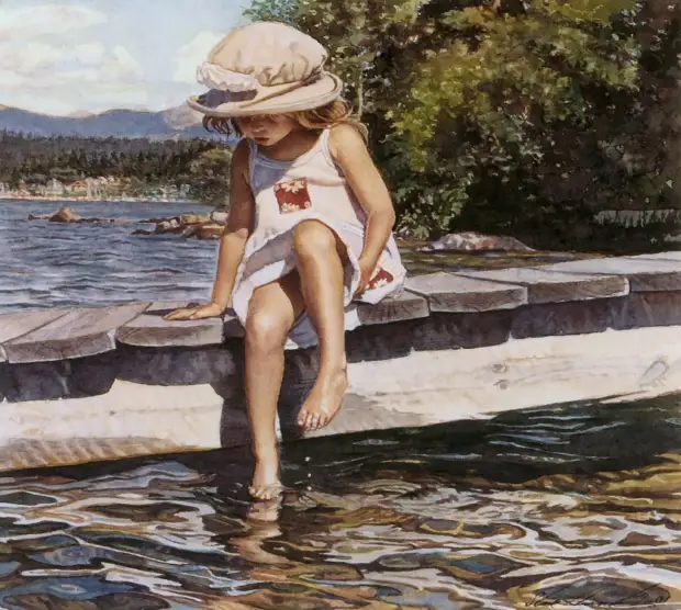 Steve Hanks akvarely