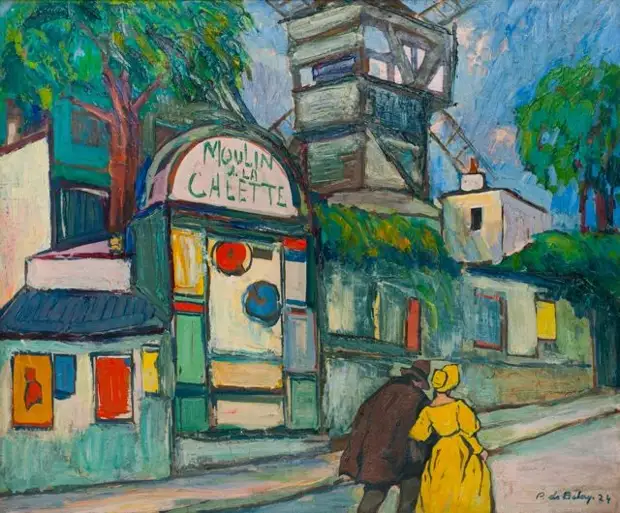 Le + Moulin + de + la + Galette، + Musée + de + Montmartre.jpg (640 × 530) | شيلديج