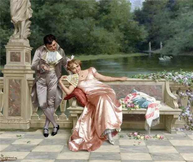 Artista italiano Vittorio Reggianini-3