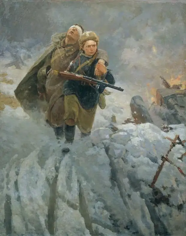 The Great Patriotic War in painting of the past and present: canons, 