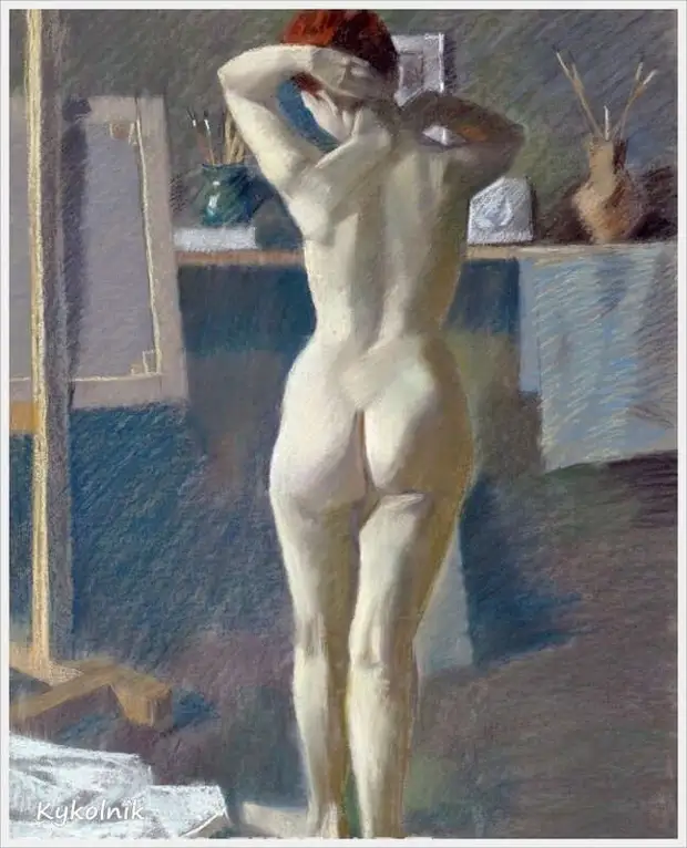 Nude in the fine arts of different countries. Part 161