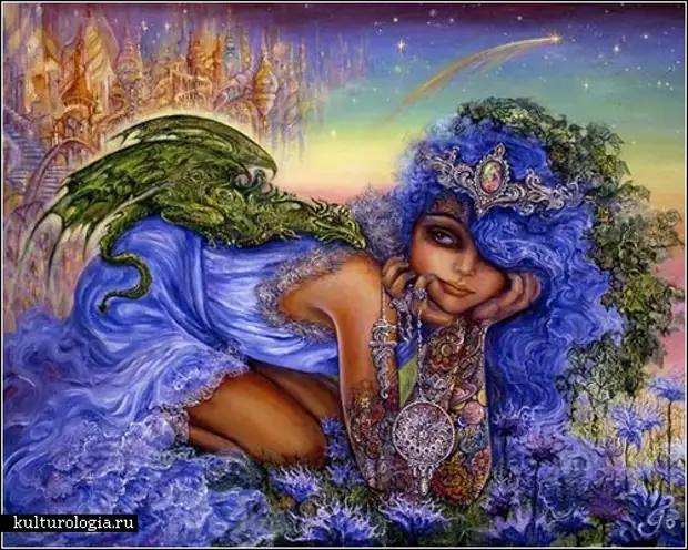 Fantastische Gemälde von Josephine Wall