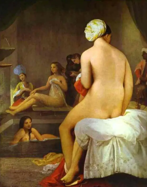 The Bather - ฌองออกุสต์ Dominique Ingres (1828)