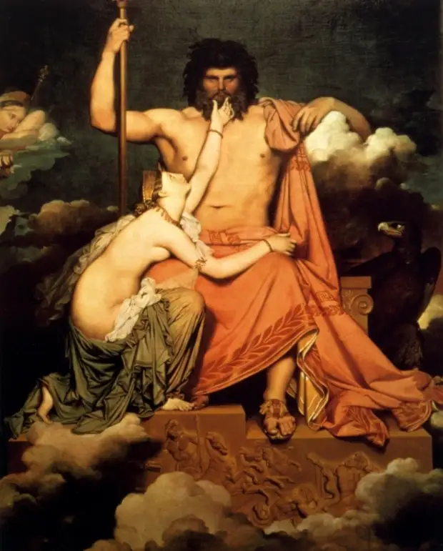 Jupiter Begged-Jean Auguste Dominique Ingres (1811, Musée Granet, Aix-en-Provence)