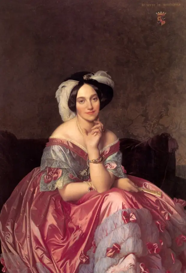 Baroness Rothschild - Jean Auguste Dominique Ingres (1848, Privatsammlung, Paräis)