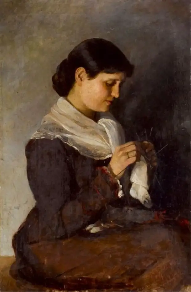 Umuhanzi Marianna Verevkina (1860 - 1938). Rembrandt yo gushushanya ikirusiya