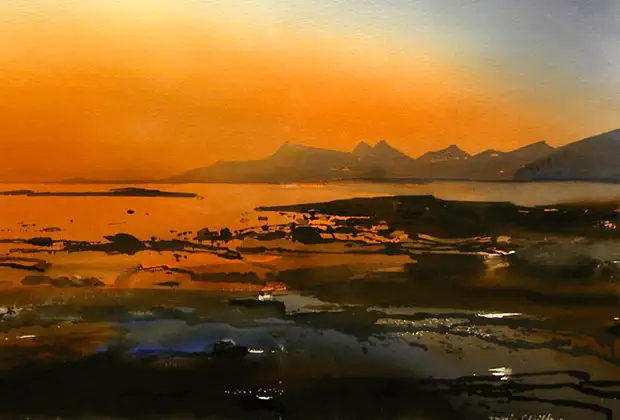 watercolor Torgeir Schjölberg