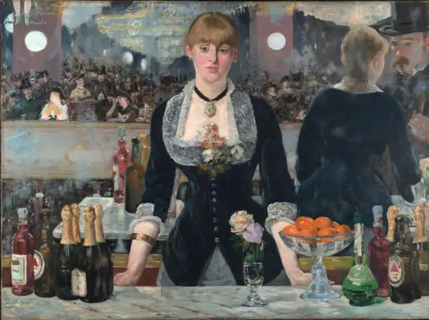 Ang Bar sa Folies Bergères, Edouard Manet.