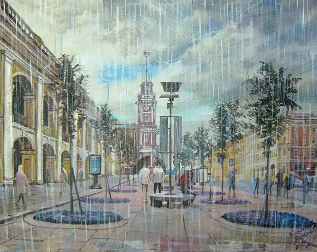 KUNSTENAAR YUMADILOV TIMUR: RAINY PETER